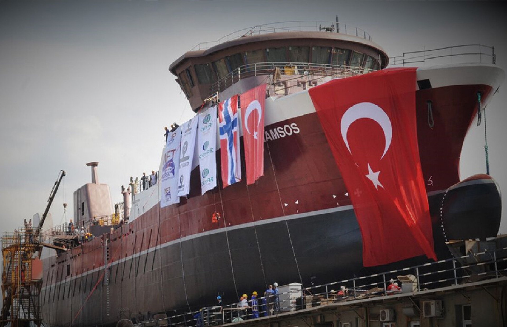 Live Fish Carrier Has Launched! - Cemre Shipyard